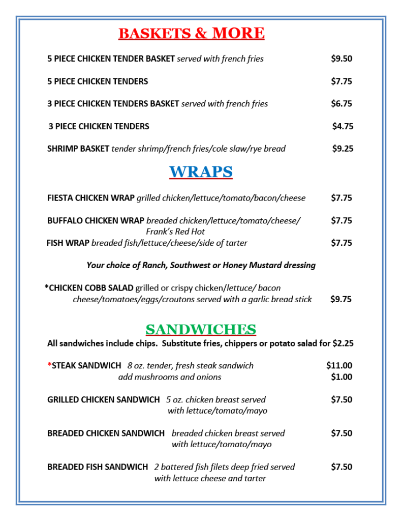 Boone’s Grill - Jake's Village Bowl